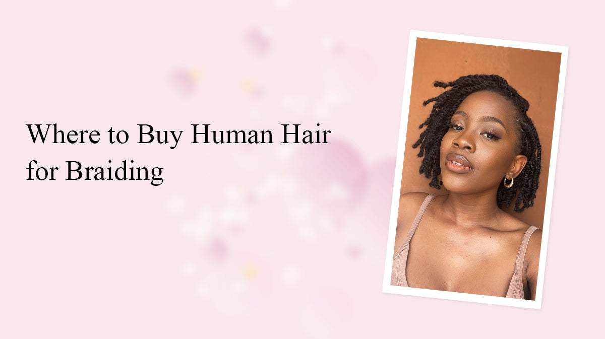 Where to Buy Human Hair for Braiding | Afro Kinky Hair Bulk, Dreadlock ...