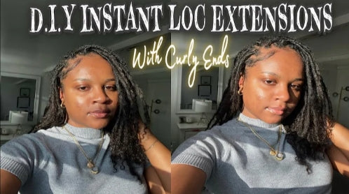 How to make loc extensions with curly ends? | Dreadlock Extensions and ...
